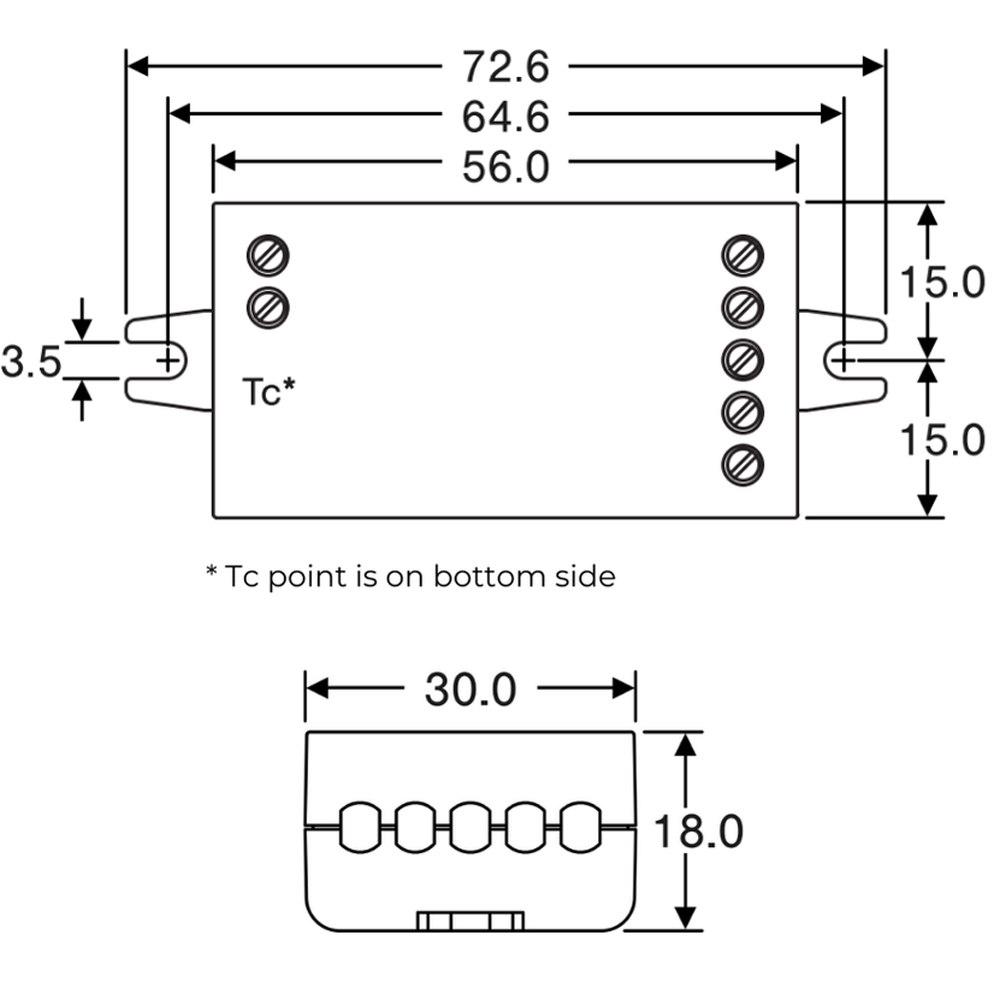 Casambi 4 Channel Constant Voltage Dimmer - Mount Lighting