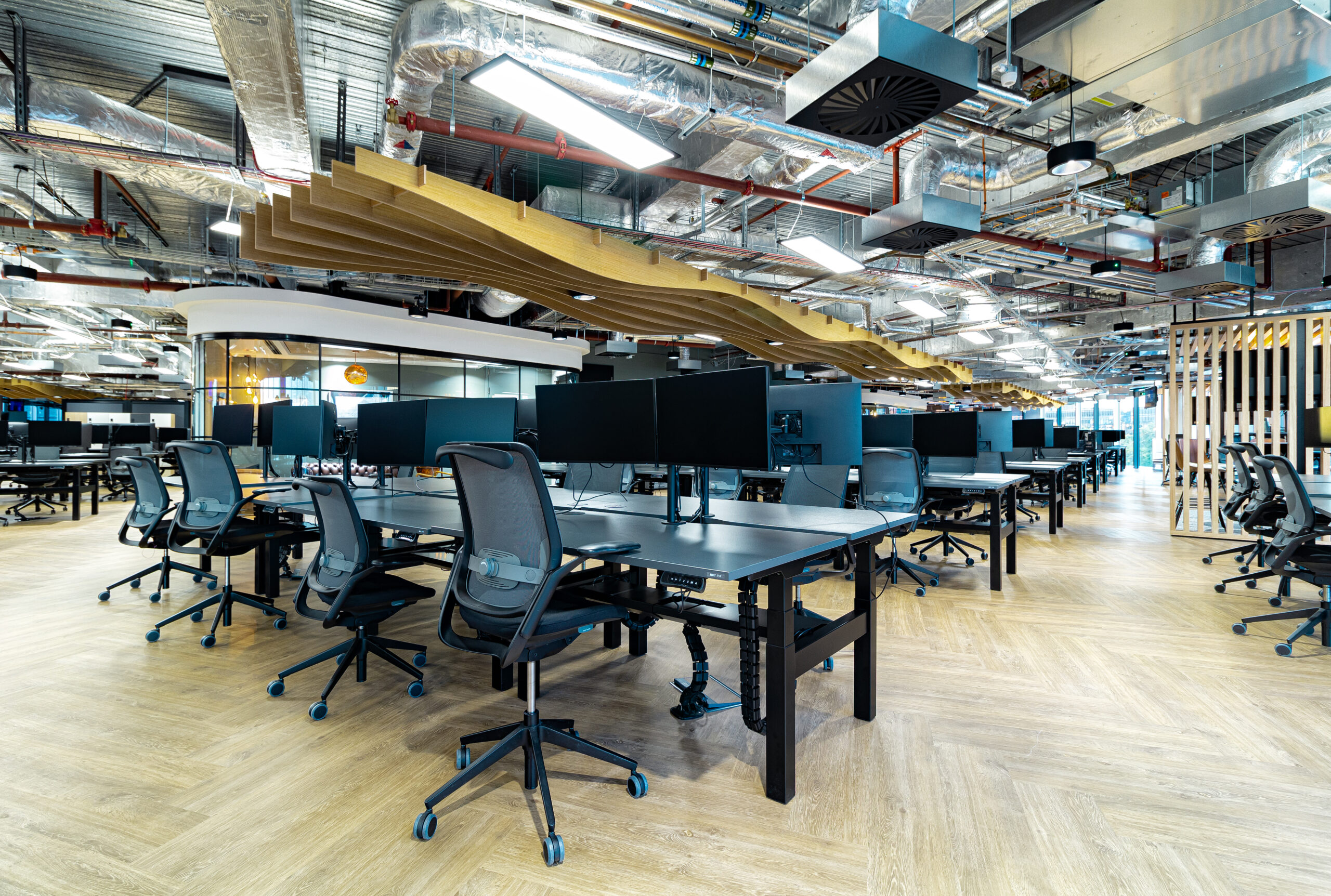 CAT B Office Lighting Design | StoneX London Case Study