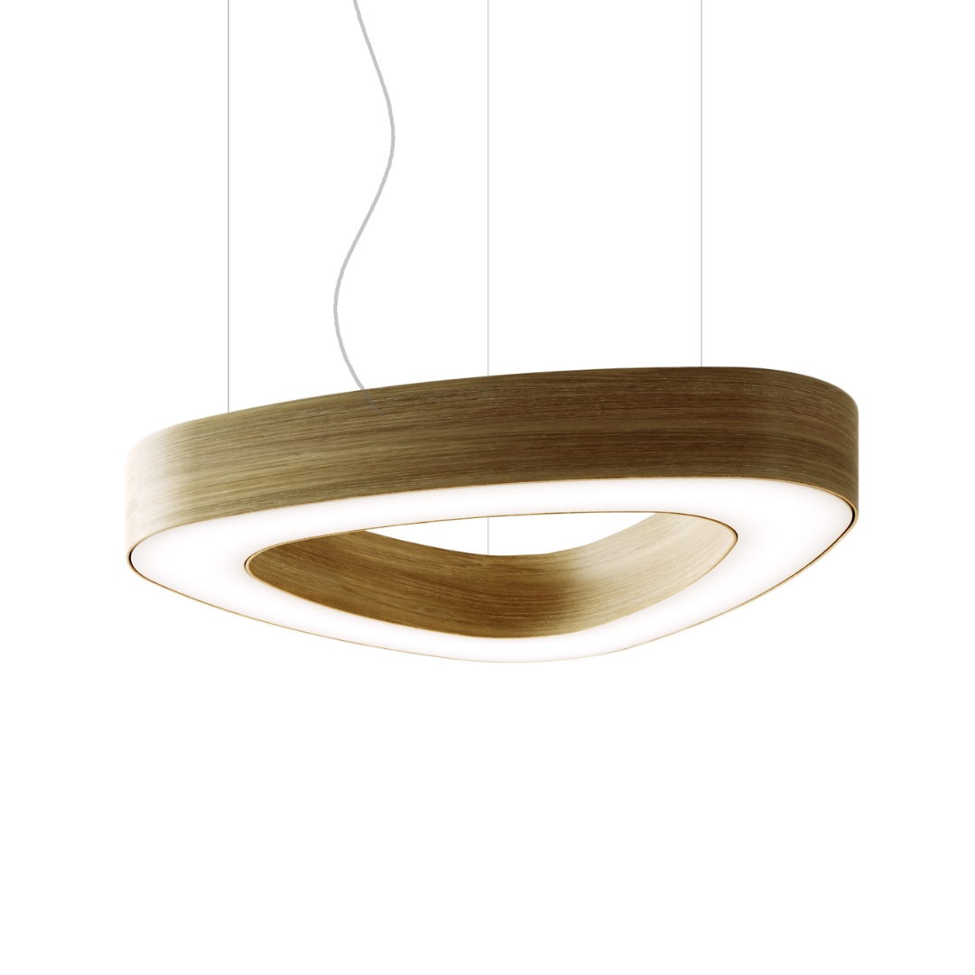 Lumilogy Loop T - Triangular Pendant Light Made In Europe